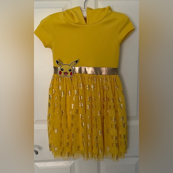 Pokemon | Costumes | Pokemon Pikachu Kids Costume Yellow And Gold ...